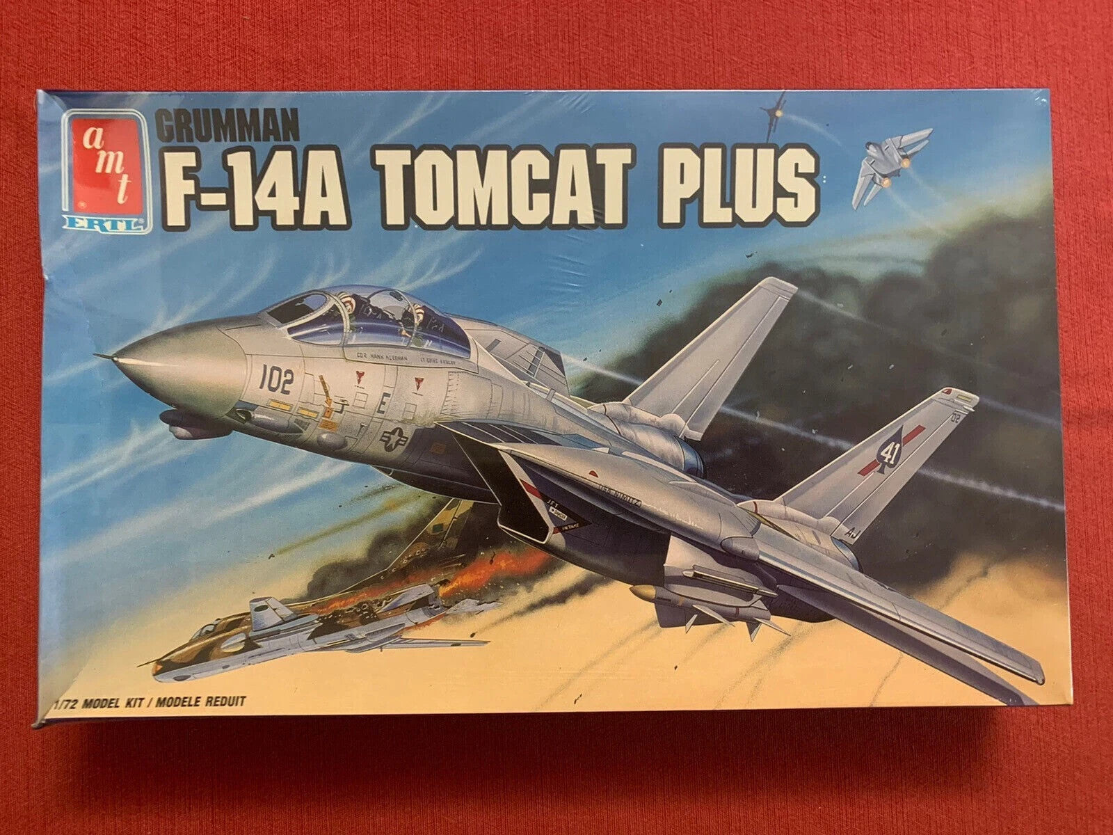 NEW Sealed 1:72 Scale Grumman F-14A Tomcat Plus AMT/ERTL 8827 – Big Sky Hobby