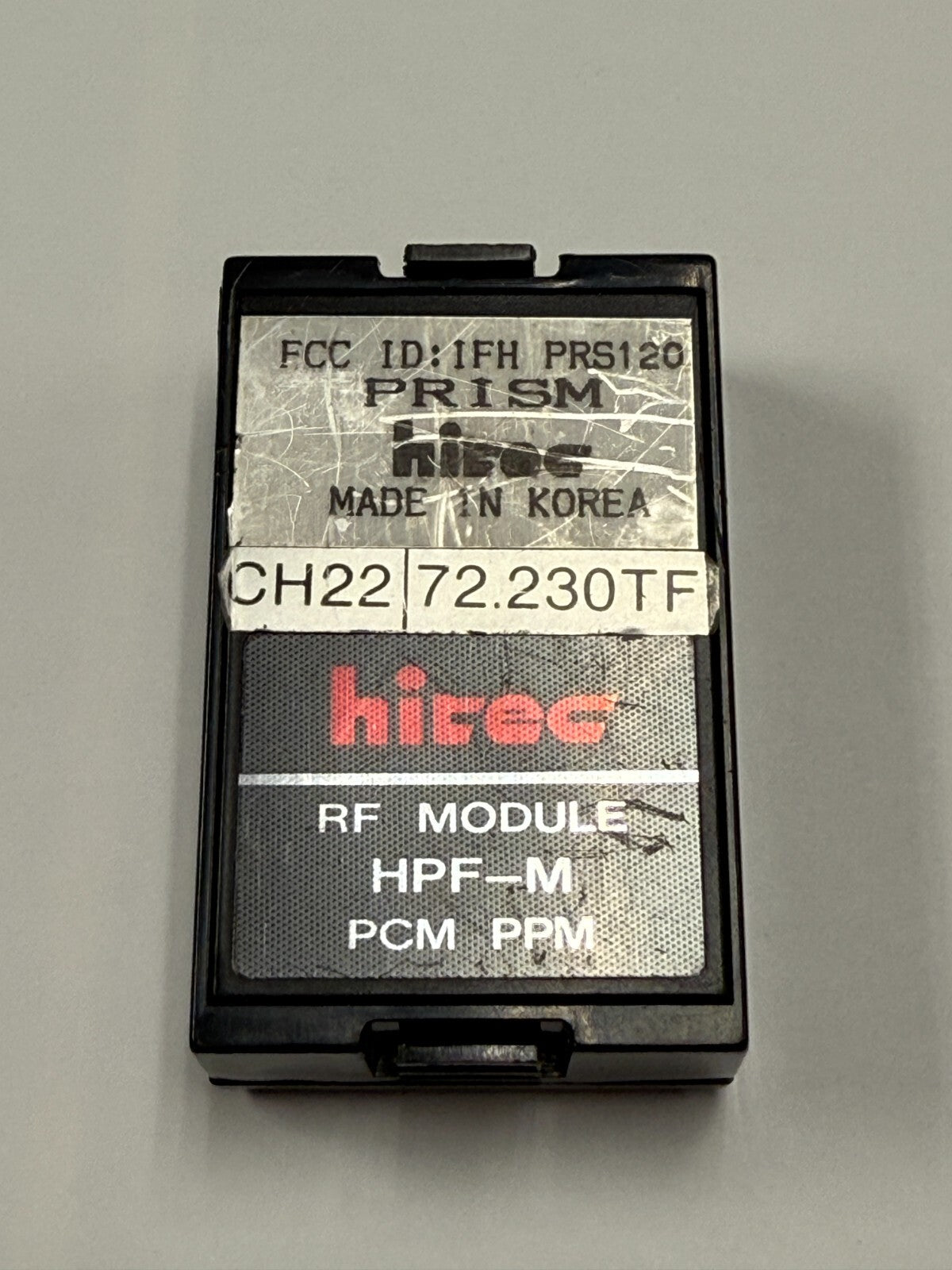Hitec 72mhz Channel 22 72.230 RC Remote Control Airplane Transmitter M ...