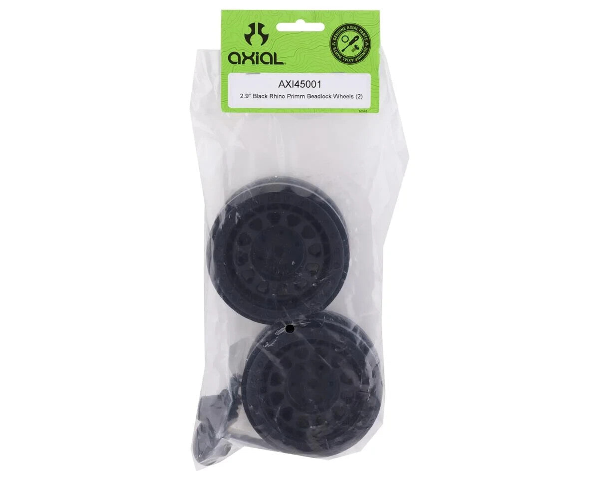 Axial Black Rhino Primm 1.9" Wheels 12mm Hex Black 2 AXI43015 RC Tire ...